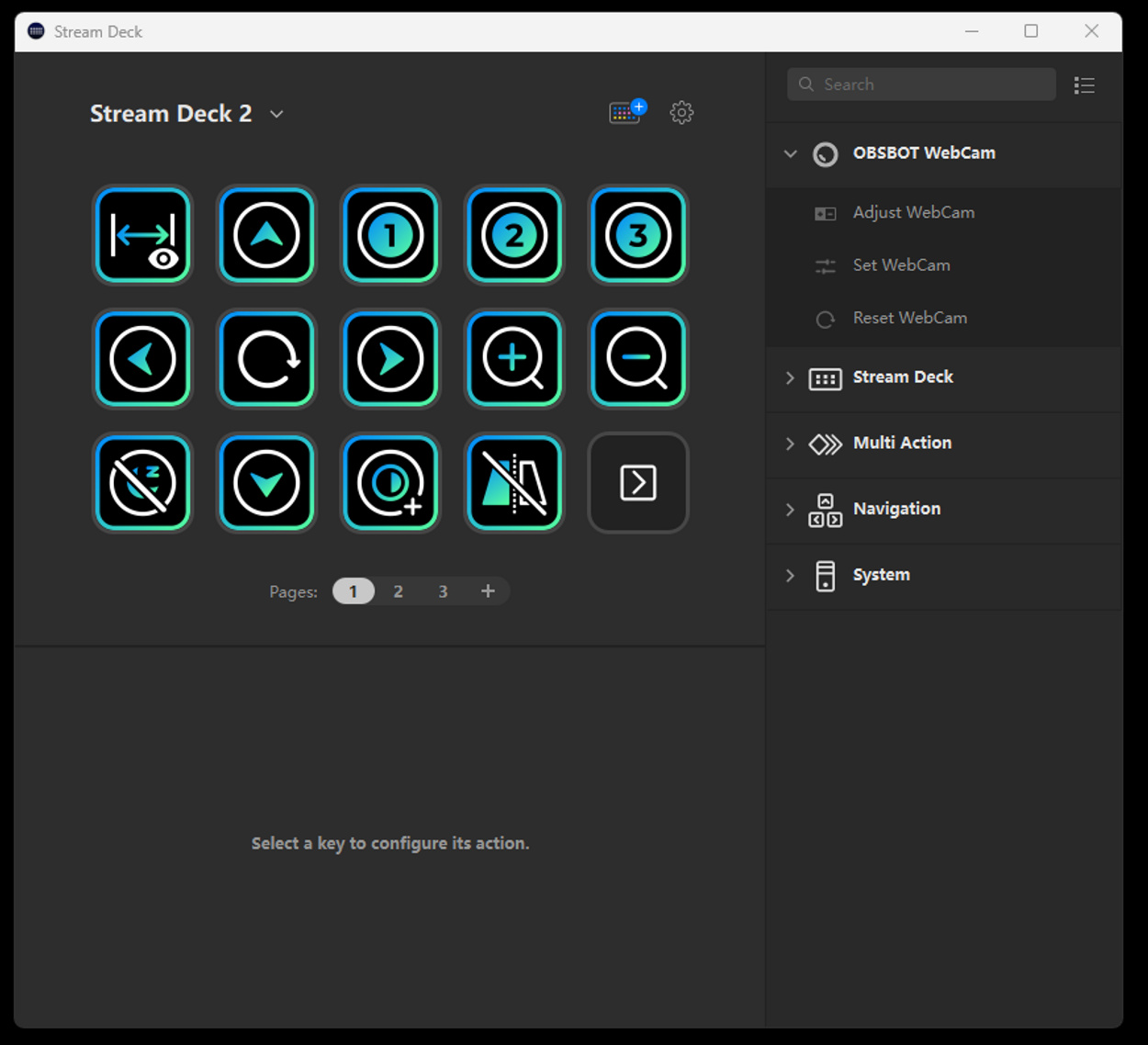 OBSBOT WebCam Plugin on Elgato Stream Deck User Guide
